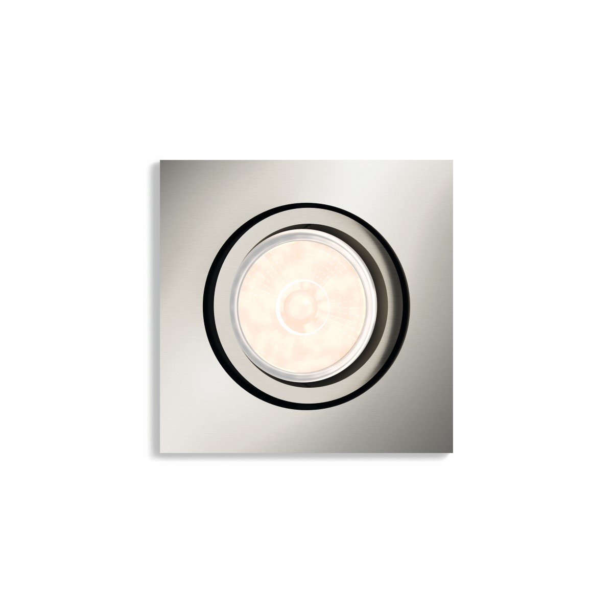 Downlight Donegal GU10 9cm square matt chrome from Philips buy | LampsTotal